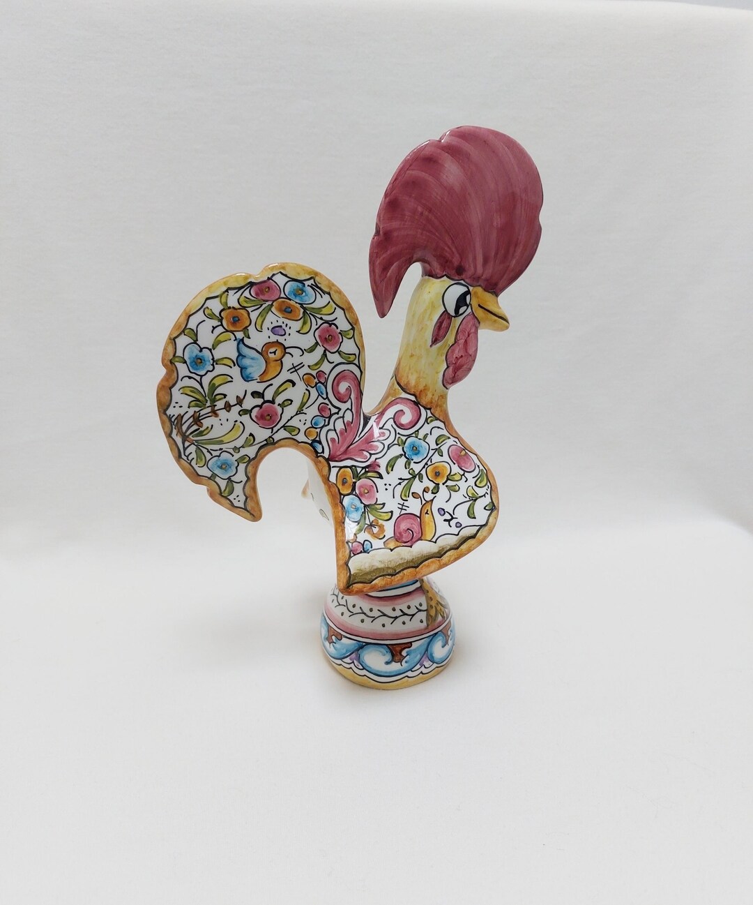 Portuguese Rooster / Barcelos Rooster / Hand Painted Ceramic Rooster ...