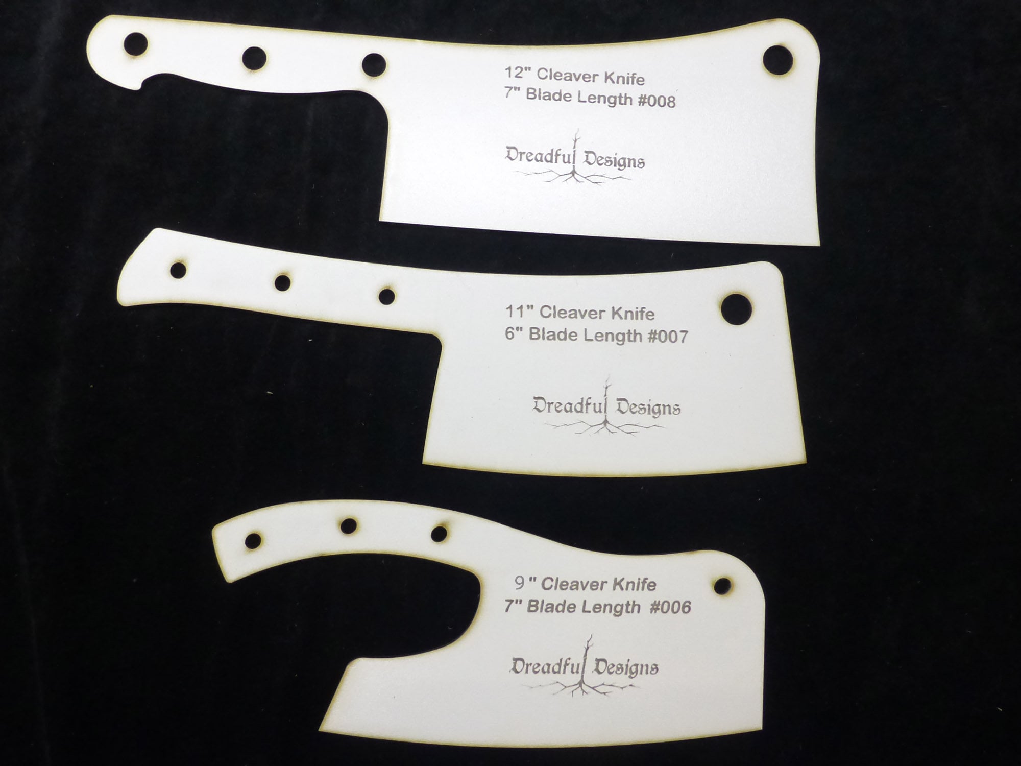 Knife Making Templates - Laser Cut Free Shipping Over 35 Dollars - Etsy