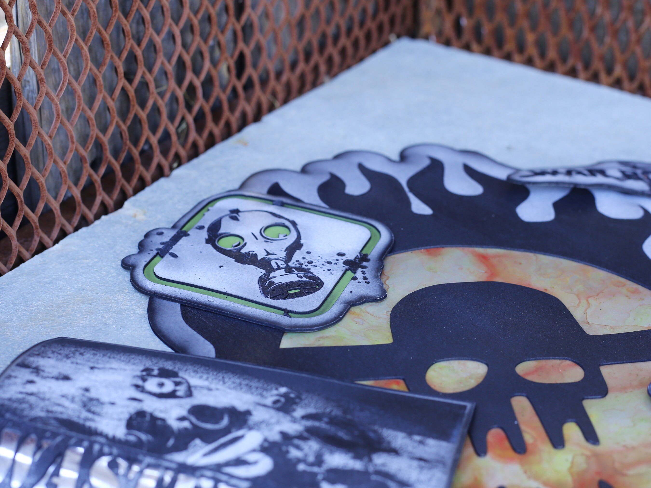 3D Rubber Post Apocalyptical Stickers Fury Road, Valhalla, Witness Me ...