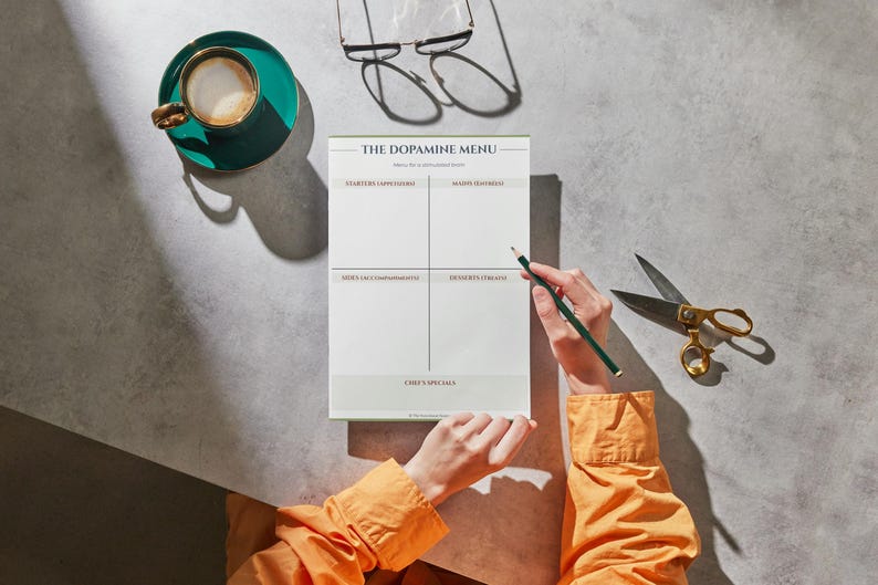 ADHD Dopamine Menu Printable | Dopamenu for Neurodivergent Brains ...