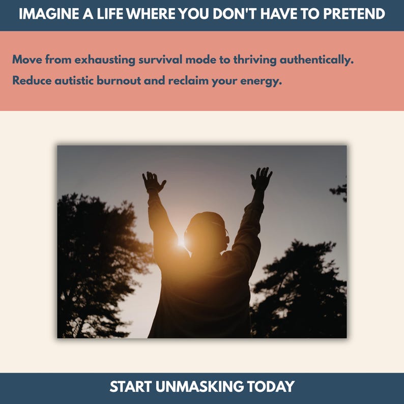 Autistic Unmasking Workbook | Adult Autism Guide, Neurodivergent ...