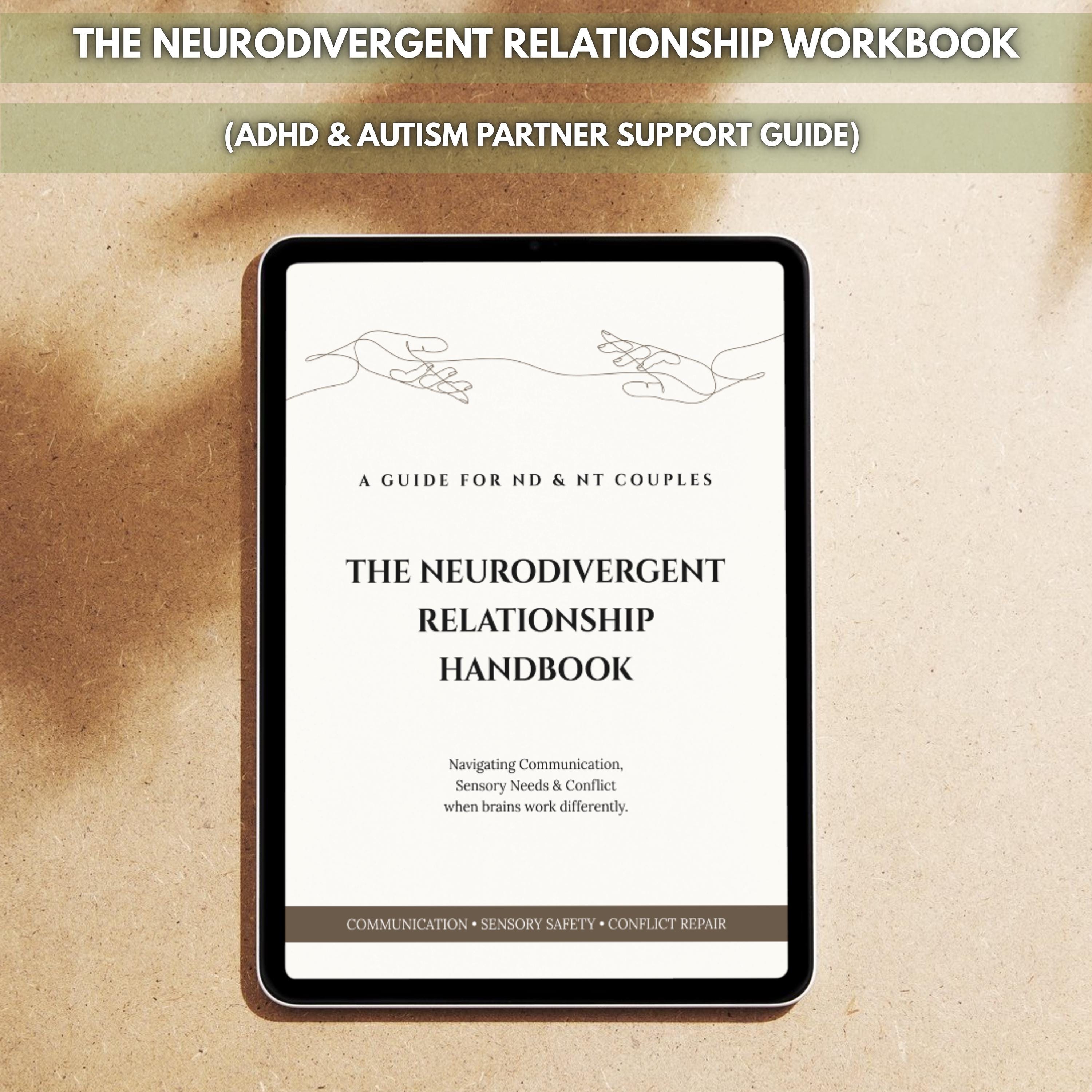 Neurodivergent Relationship Workbook, ADHD & Autism Couples Therapy ...