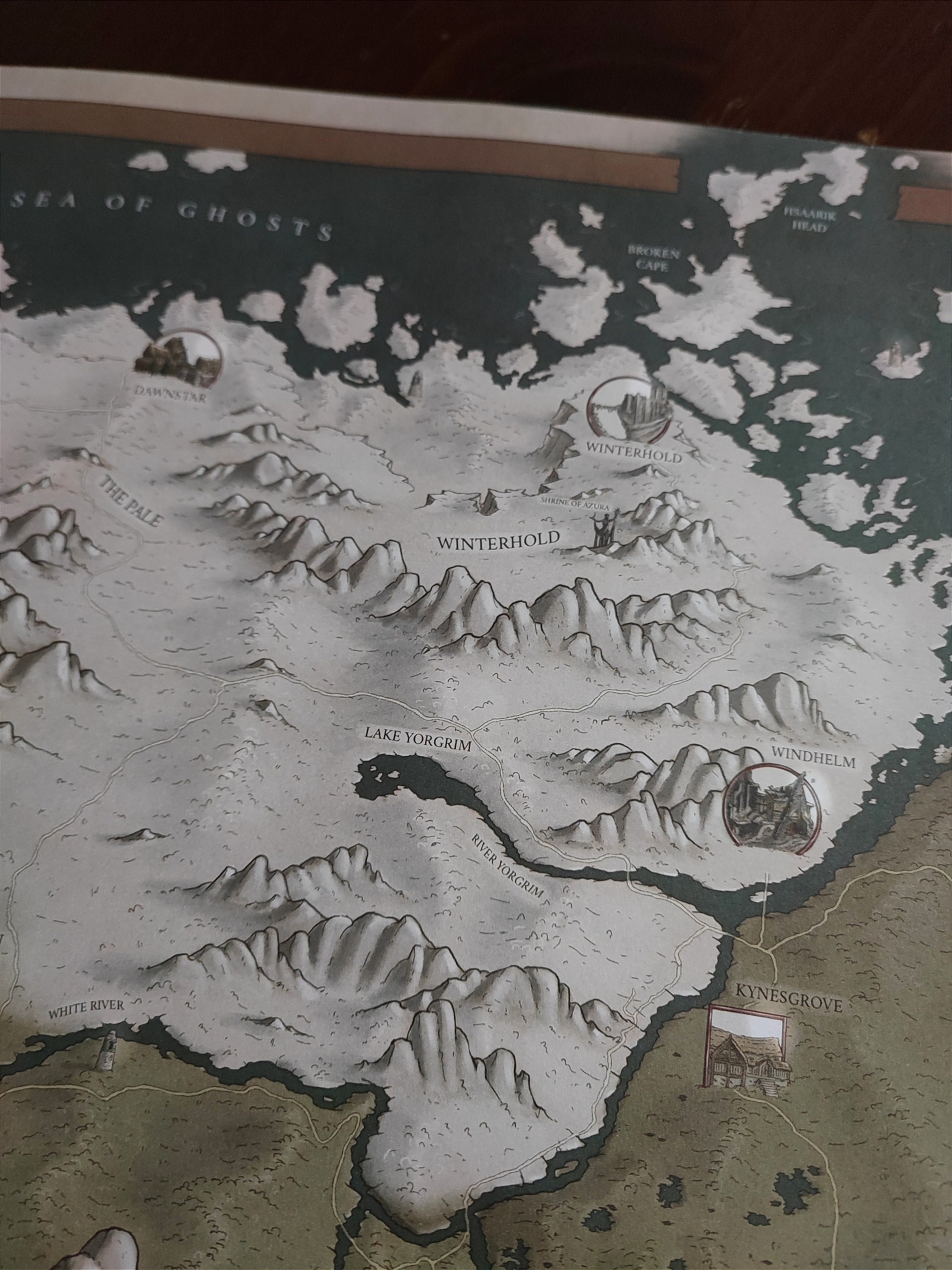 Póster del mapa de Skyrim, mapa del póster de The Elder Scrolls - Etsy ...