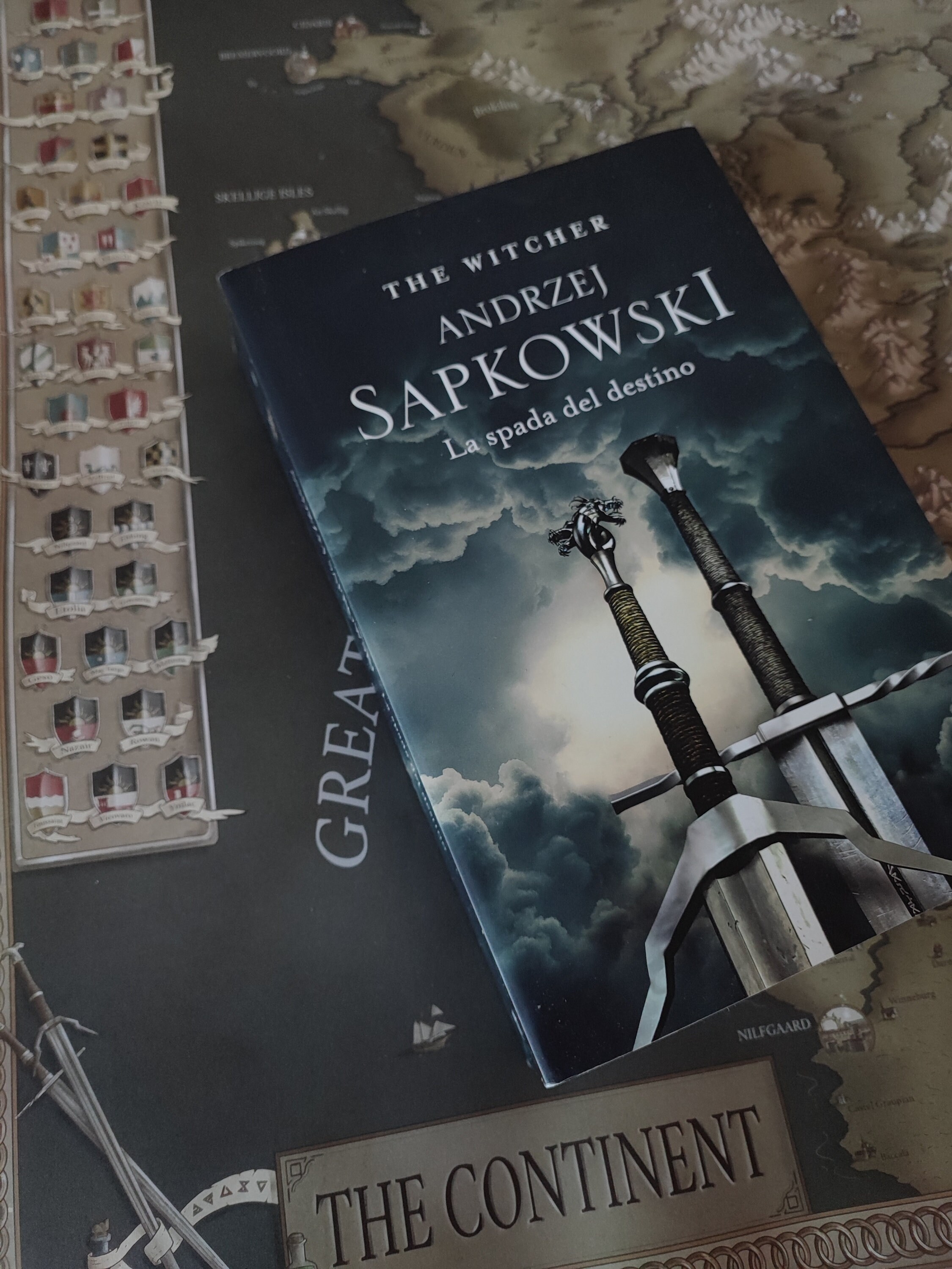 The Witcher Map the Continent Map Poster From the Witcher - Etsy