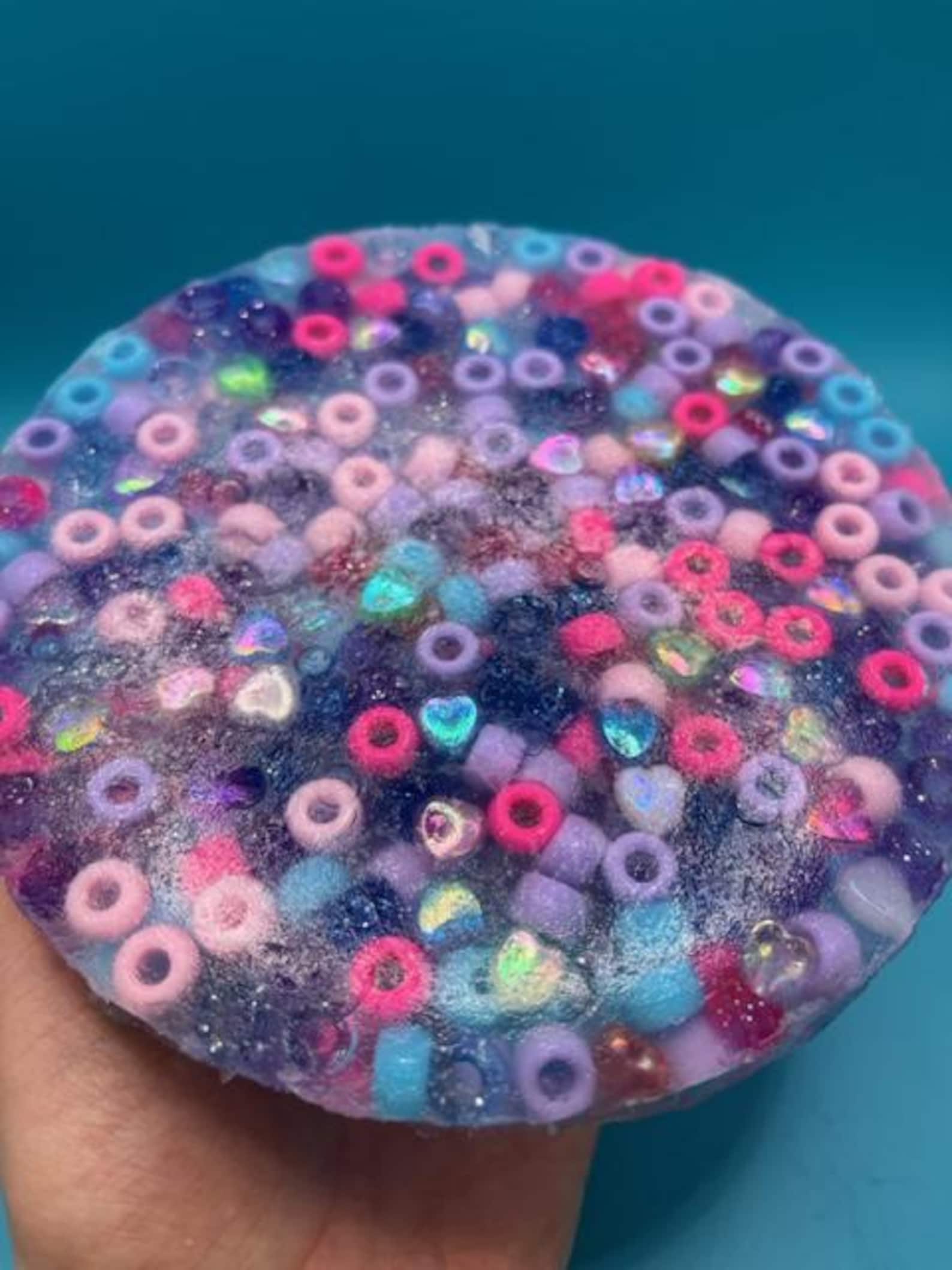 Heart Bead Silicone Picking Pad for Skin Picking, Dermatillomania ...