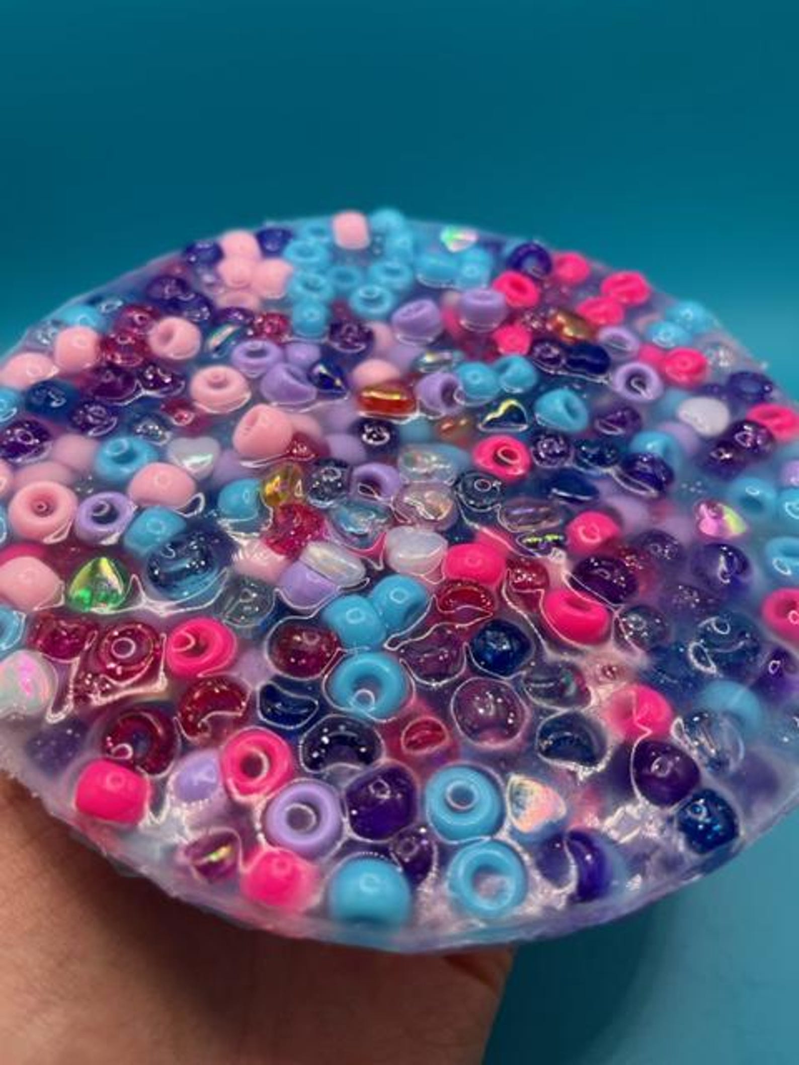 Heart Bead Silicone Picking Pad for Skin Picking, Dermatillomania ...