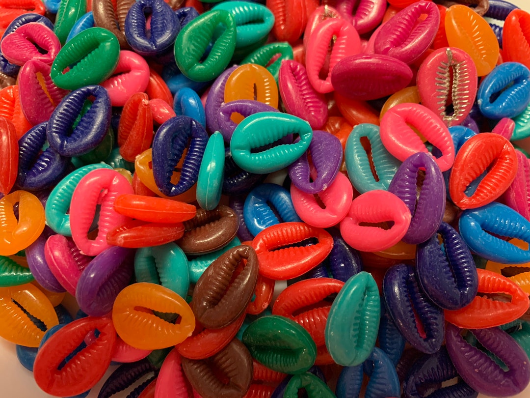 Acrylic Cowrie Seashell Beads, Cowrie Shell for Jewellery Making, Art ...