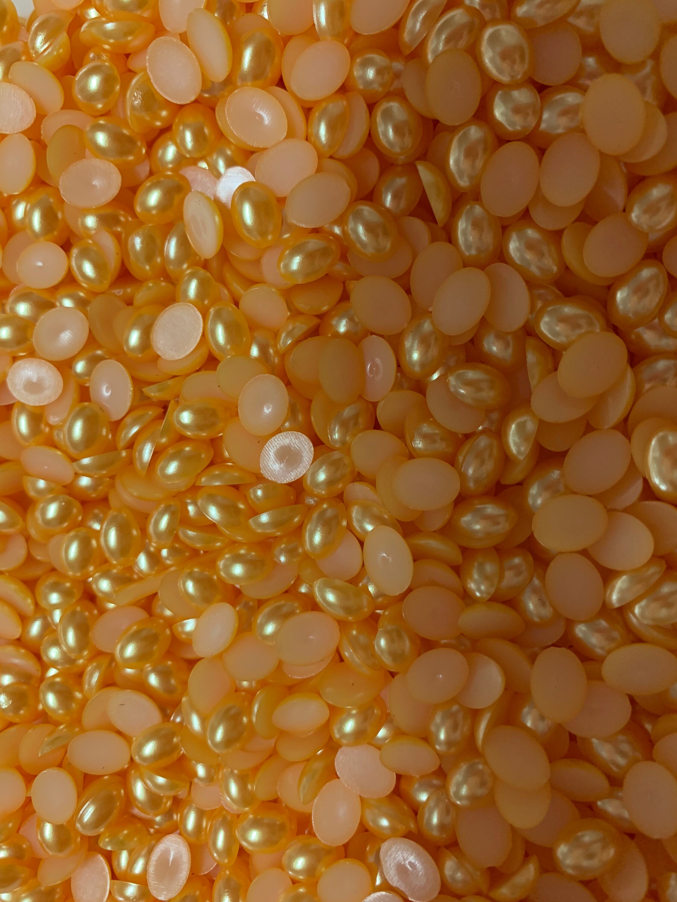 Oval Cabochons, Pearl Mixed Colour Cabochons, Imitation Pearl Cabochons ...