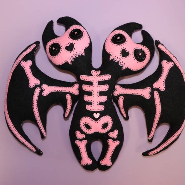 Two Headed Bat Plush - Etsy