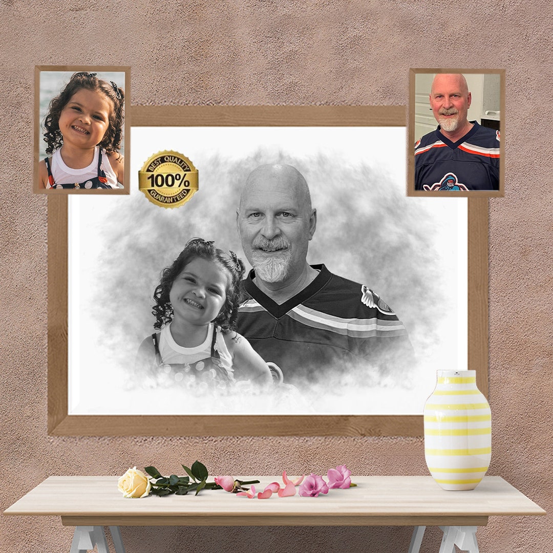 Love One Portrait, Deceased Love One Photo, Add Deceased Love One to ...