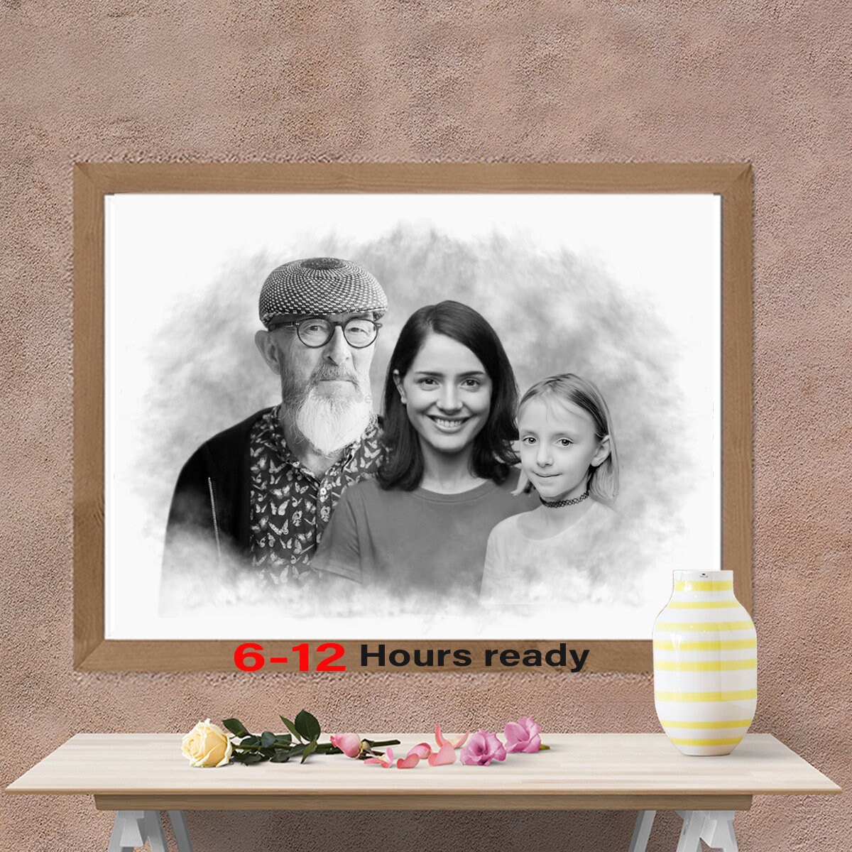 Love One Portrait, Deceased Love One Photo, Add Deceased Love One to ...