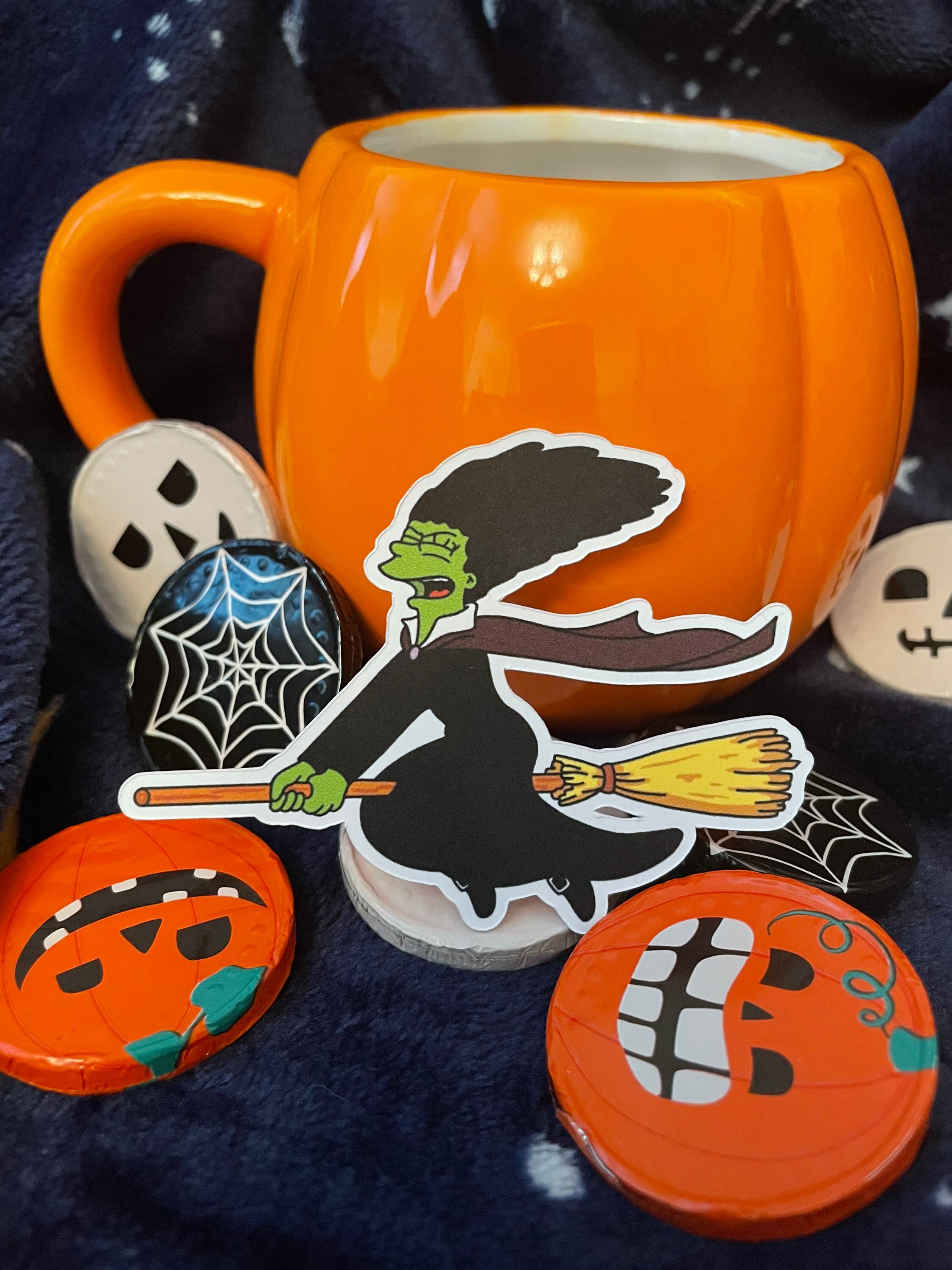 Marge Simpson Treehouse Of Horror Witch Sticker Etsy
