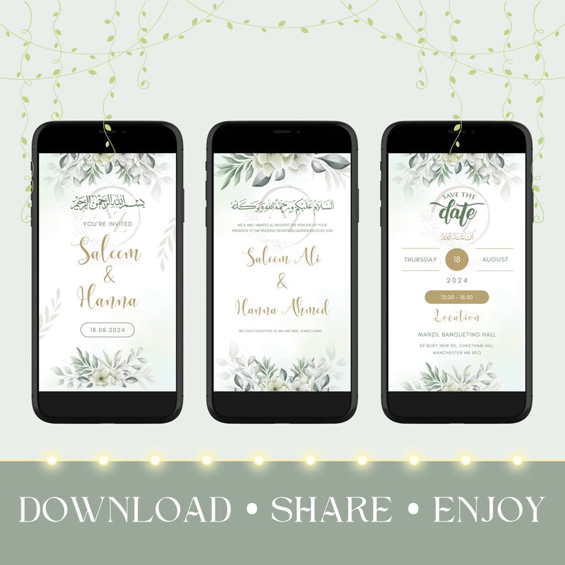 Personalised Video Wedding Invitation, Animated Wedding Card ...