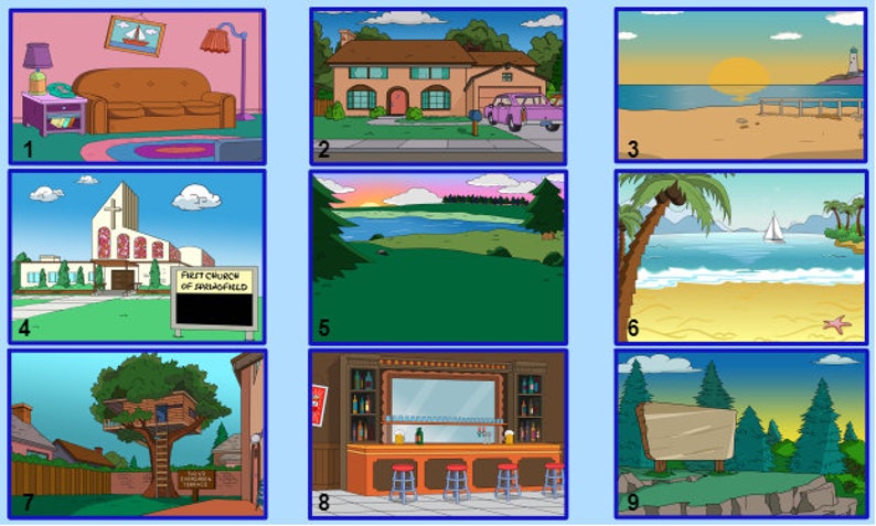 Digital Simpsons Image | Digital Image | Simpsonized Portrait | Yellow ...