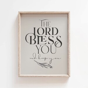 The Lord Bless You and Keep You Bible Verse Wall Art Set I Aaron's ...