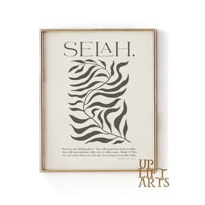 Selah Definition Print: Hebrew Bible Verse Wall Art (digital Download ...