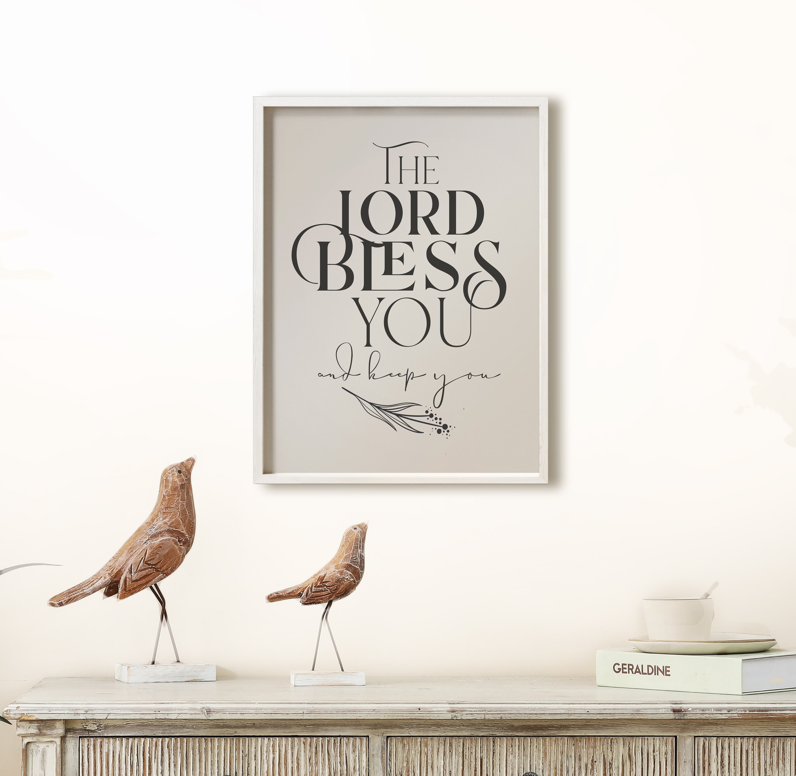 Aaron's Blessing Print: Bible Verse Wall Art (digital Download) - Etsy