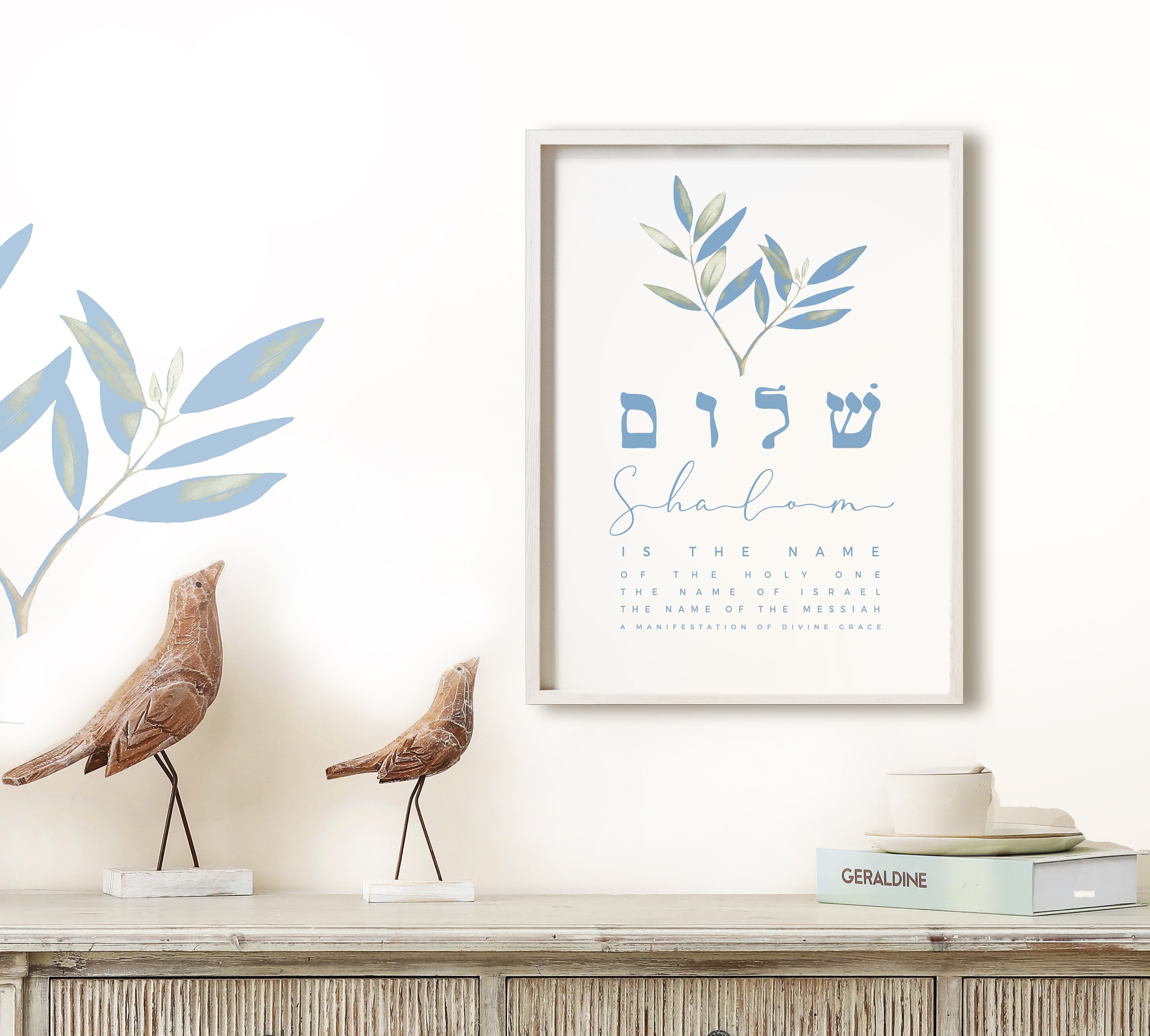 SHALOM Wall Art Printable, SHALOM is the Name of the Holy ONE Israel ...