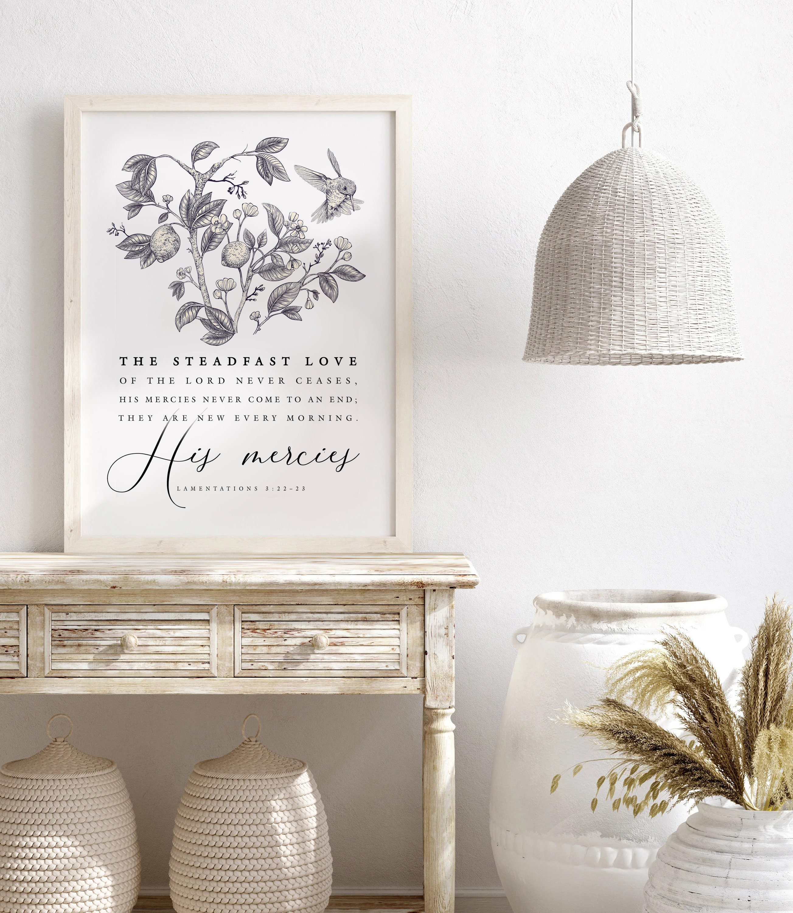 HIS MERCIES Are New Every Morning Bible Verse Print - Etsy