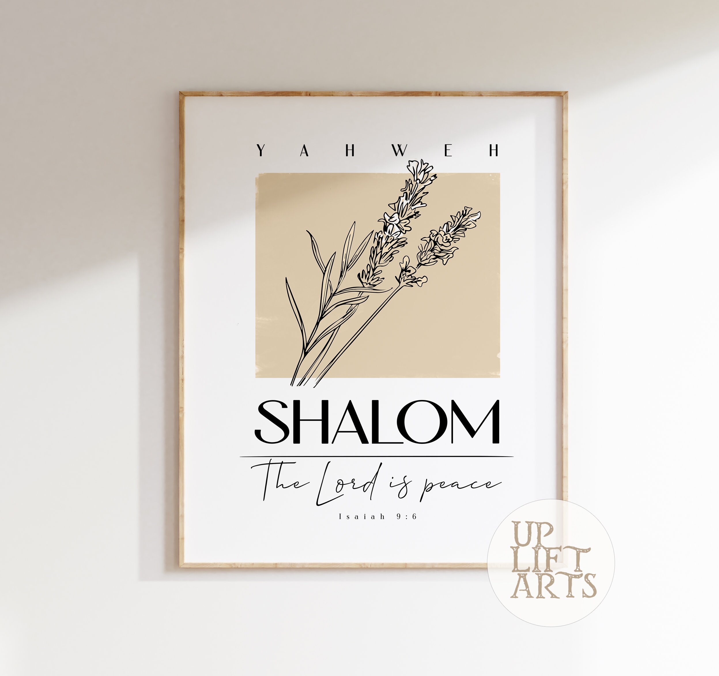 Hebrew Names for God Wall Art, 12 Names of God Printable Set, Yahweh ...