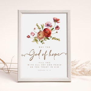 May the God of Hope Fill You With All Joy and Peace Bible Verse ...