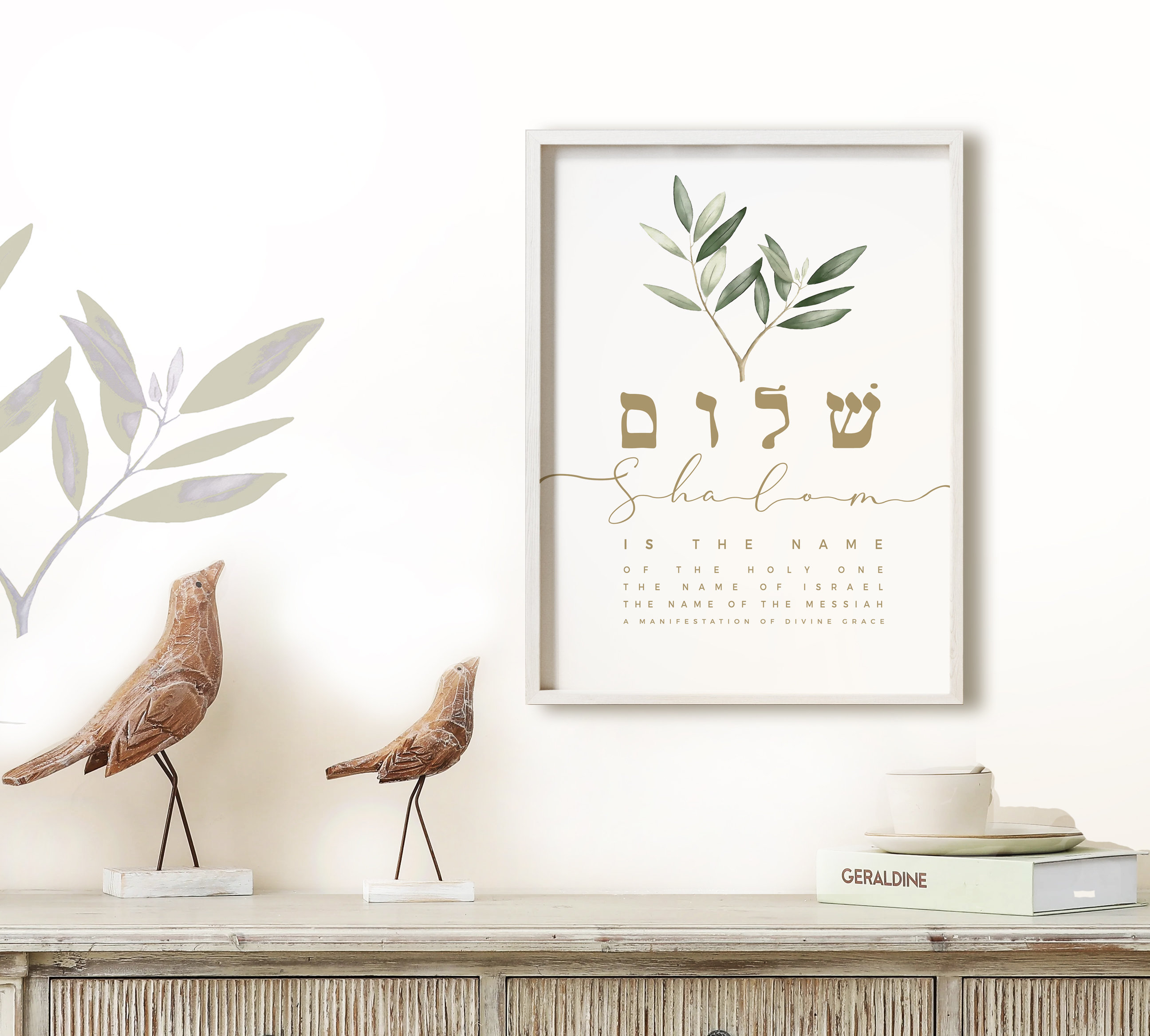SHALOM Wall Art Printable, SHALOM is the Name of the Holy ONE Blessing ...