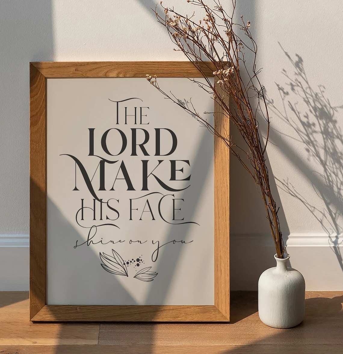 The Lord Bless You and Keep You Bible Verse Wall Art Set I - Etsy
