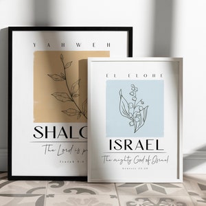 El Elohe Israel Print: Lily of the Valley, Bible Verse (digital ...