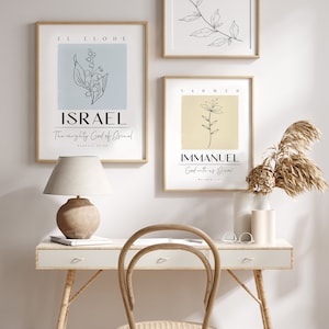 Name of God Printable Wall Art, EL ELOHE ISRAEL the Mighty God of ...