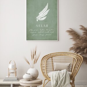 SELAH Poster Selah Hebrew Definition Printable Selah - Etsy