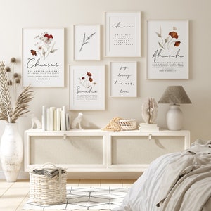 SIMCHA CHESED AHAVAH Bible Verse Watercolor Printable Set of 3, Joy ...