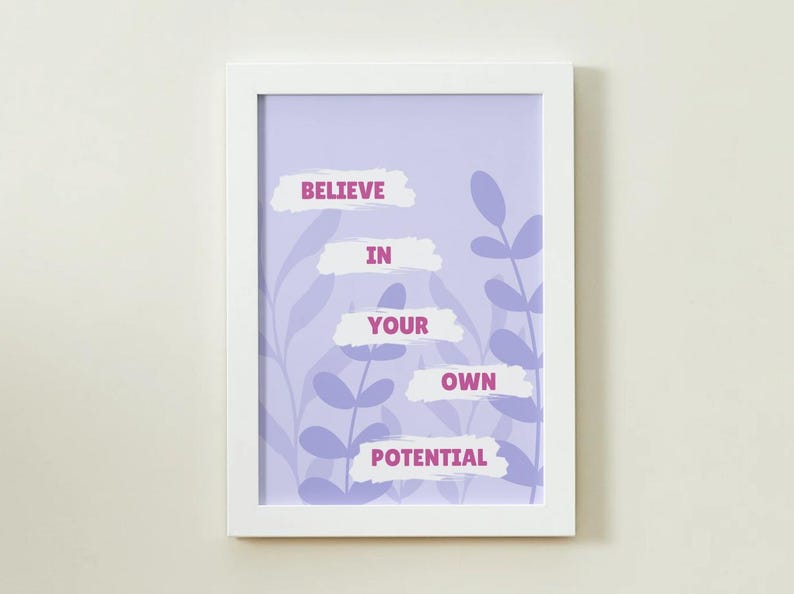 Potential Quote Poster - Digital Download - Etsy