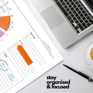 Daily Circle Planner Printable | Blank Dated Planner | Minimalist ...