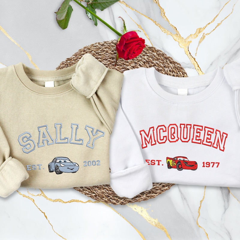 Sally and mcqueen shirts - Etsy España
