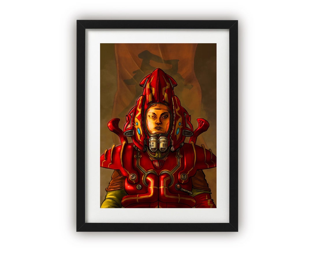 Xu Ren 1 Art Print - Digital Painting - Retro Sci-fi Art - Comic Book ...