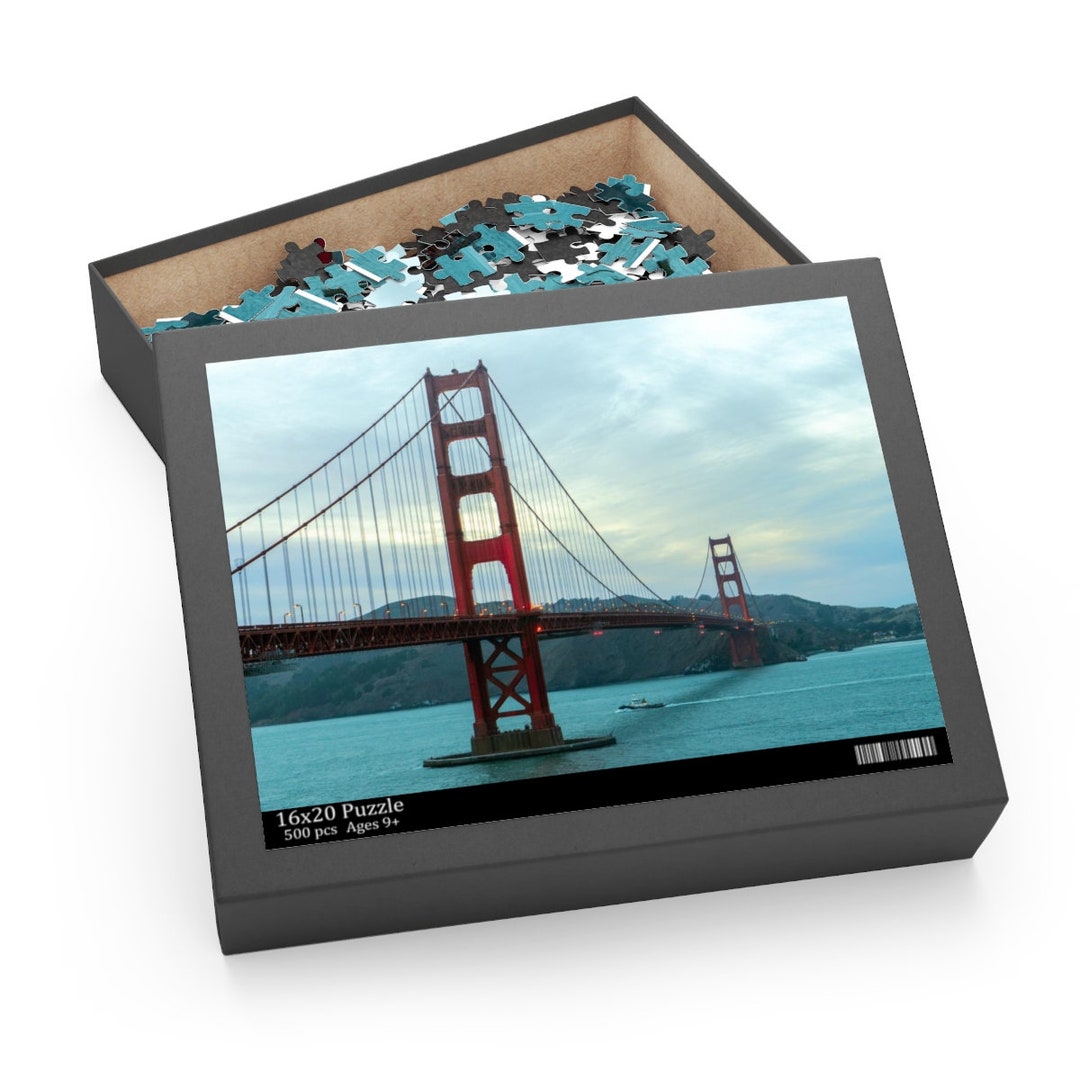 Golden Gate Bridge Puzzle (120, 252, 500-piece) - Etsy