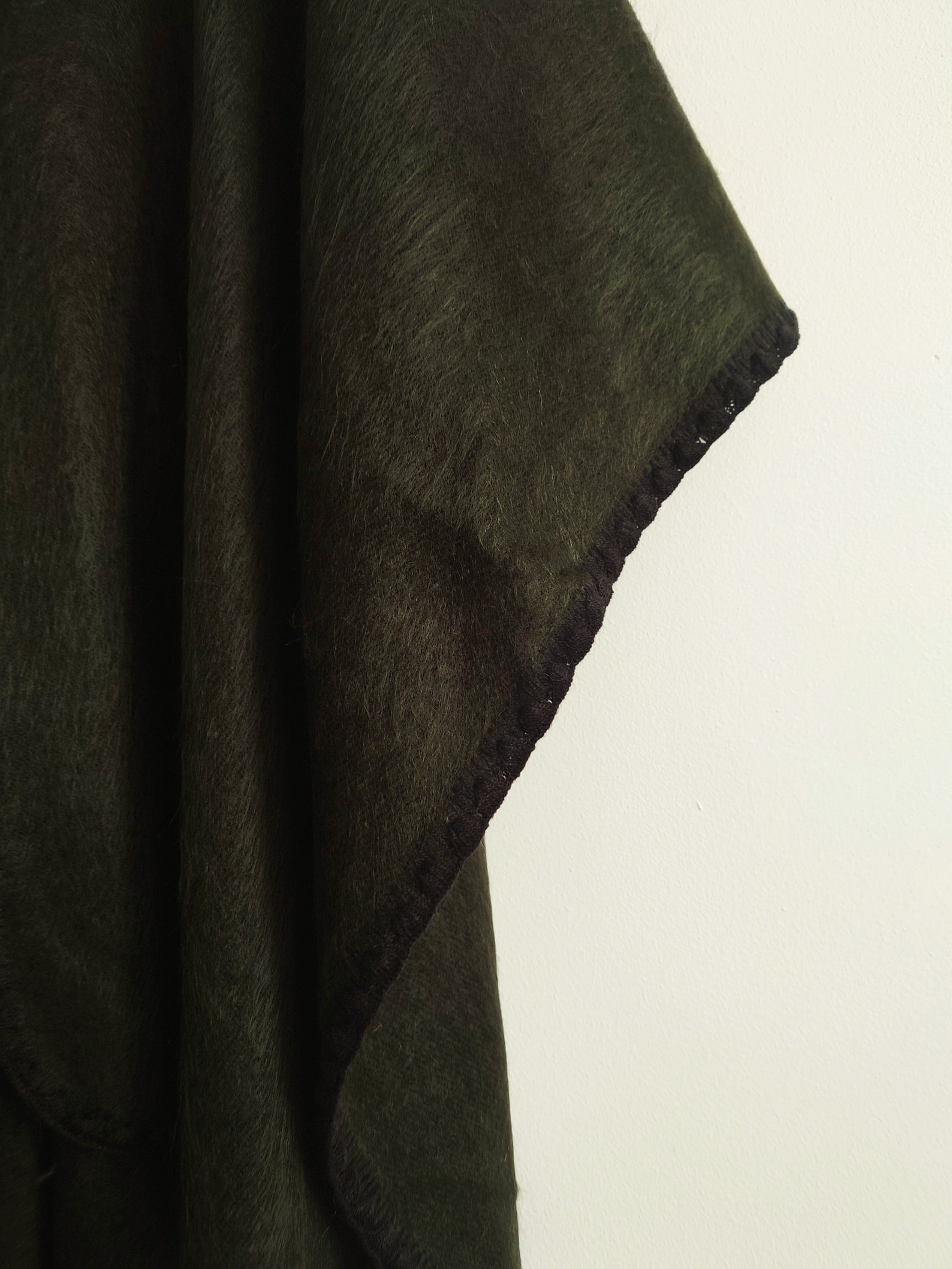 Green Poncho Unisex Poncho, Peru Poncho, Ecuadorian Poncho, Alpaca ...