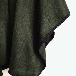 Green Poncho Unisex Poncho, Peru Poncho, Ecuadorian Poncho, Alpaca ...