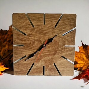 Simple Wall Clock, Stylish Wall Clock, Oak Clock, Wooden Clock, Hand ...