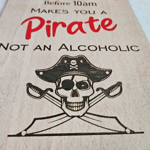 Pirate, Drinks Sign, Humorous Kitchen Sign, Kitchen Sign, Bar Sign ...
