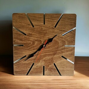 Simple Wall Clock, Stylish Wall Clock, Oak Clock, Wooden Clock, Hand ...