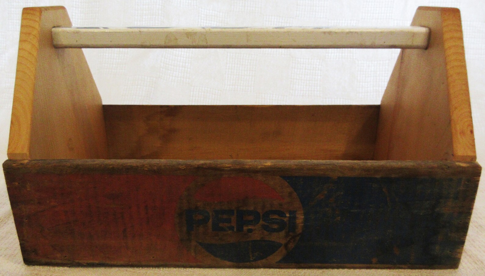 Vintage Handmade Pepsi Crate Toolbox With a Hockey Stick Handle - Etsy