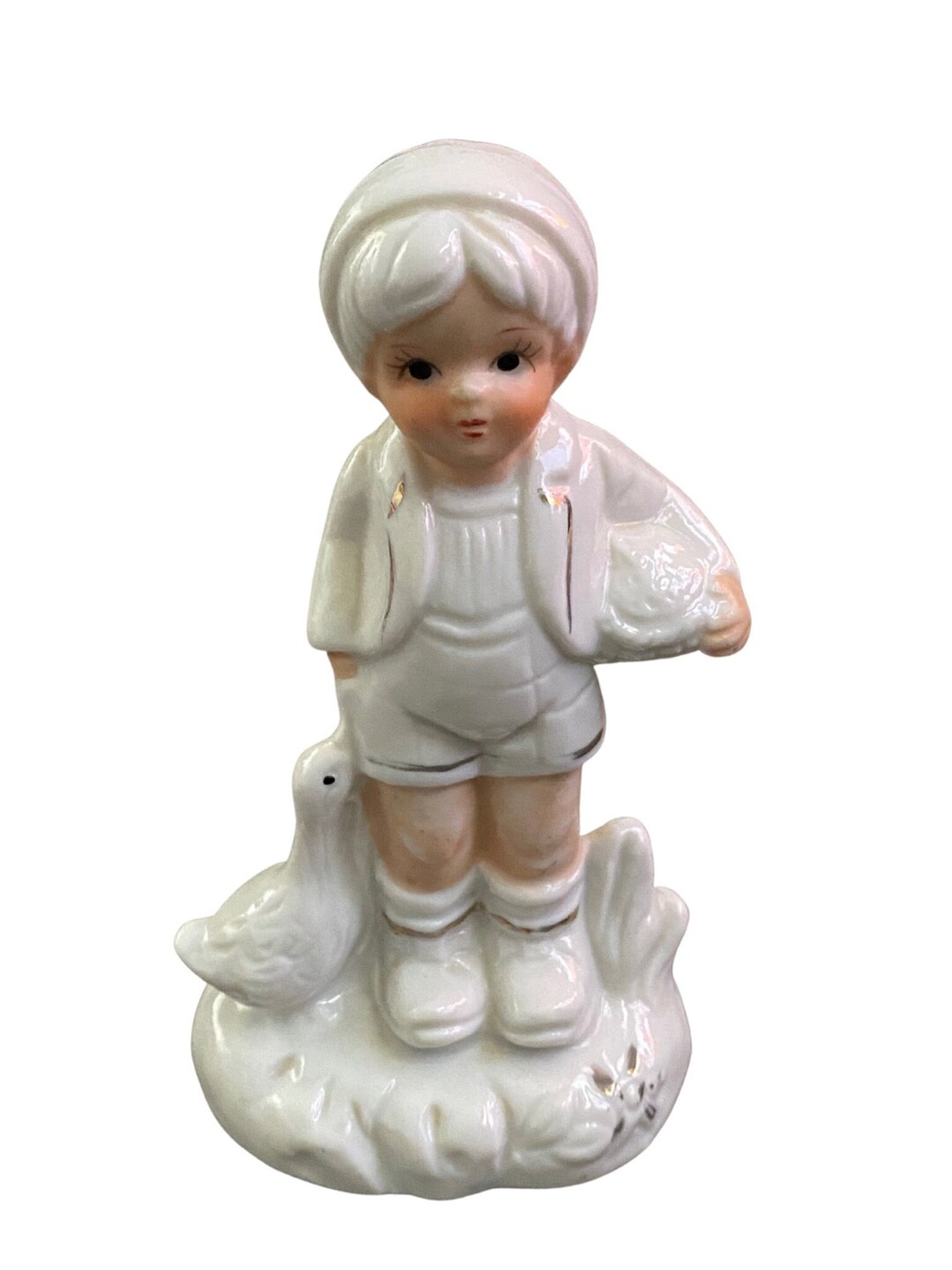 Vintage Little Boy Figurine - Etsy