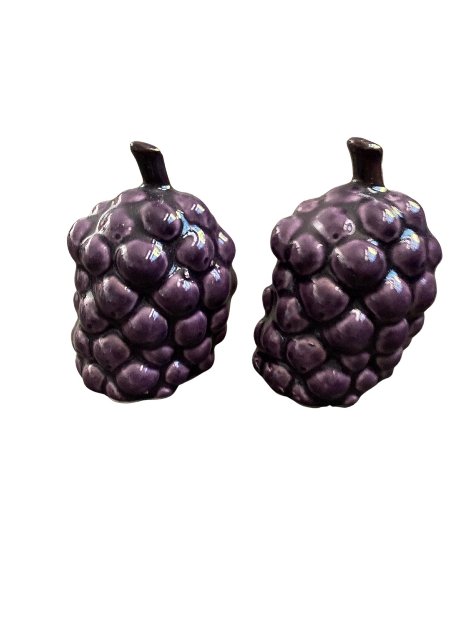 Vintage Purple Grape Salt and Pepper Shakers - Etsy
