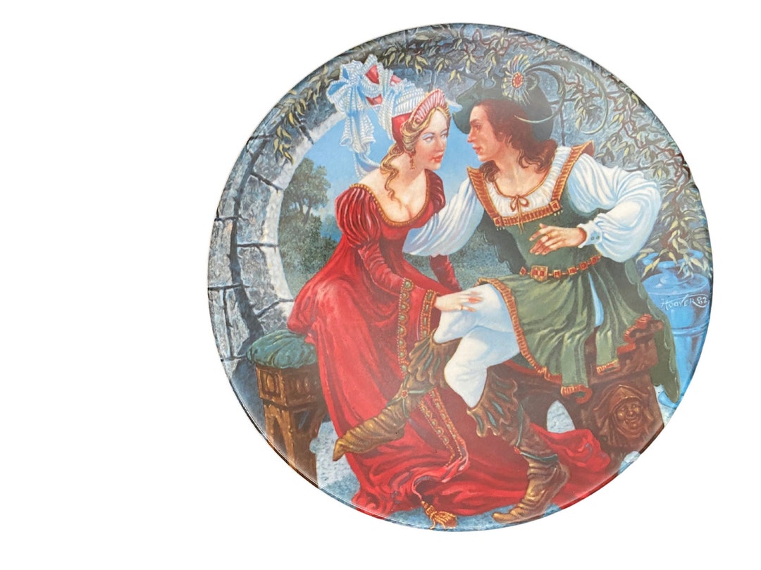 Vintage Langton Crown Pottery Collector Plate Canterbury Tales the Wife ...