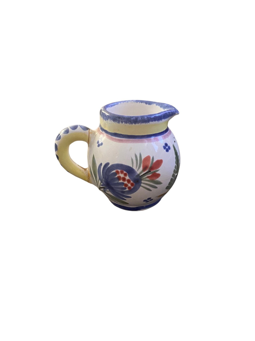 Vintage Tin-glazed Faience Ceramic Creamer Signed - Etsy