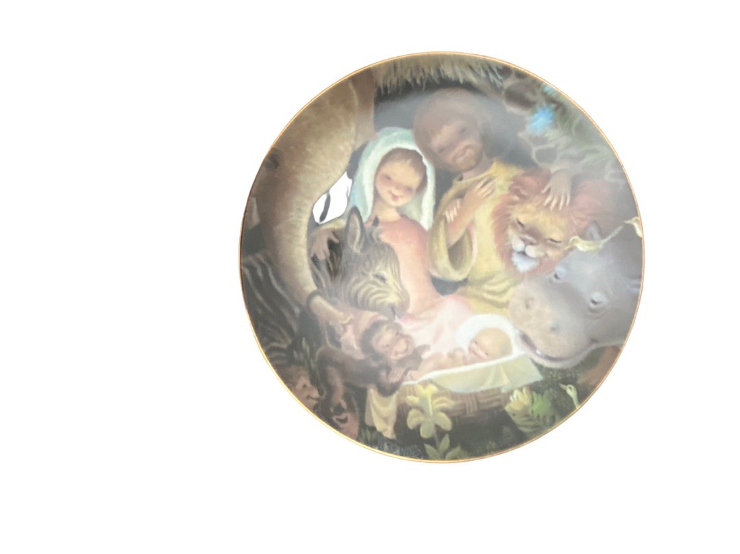 Vintage Schmid Collectible Plate christmas Kingdom by Juan Ferrandiz - Etsy