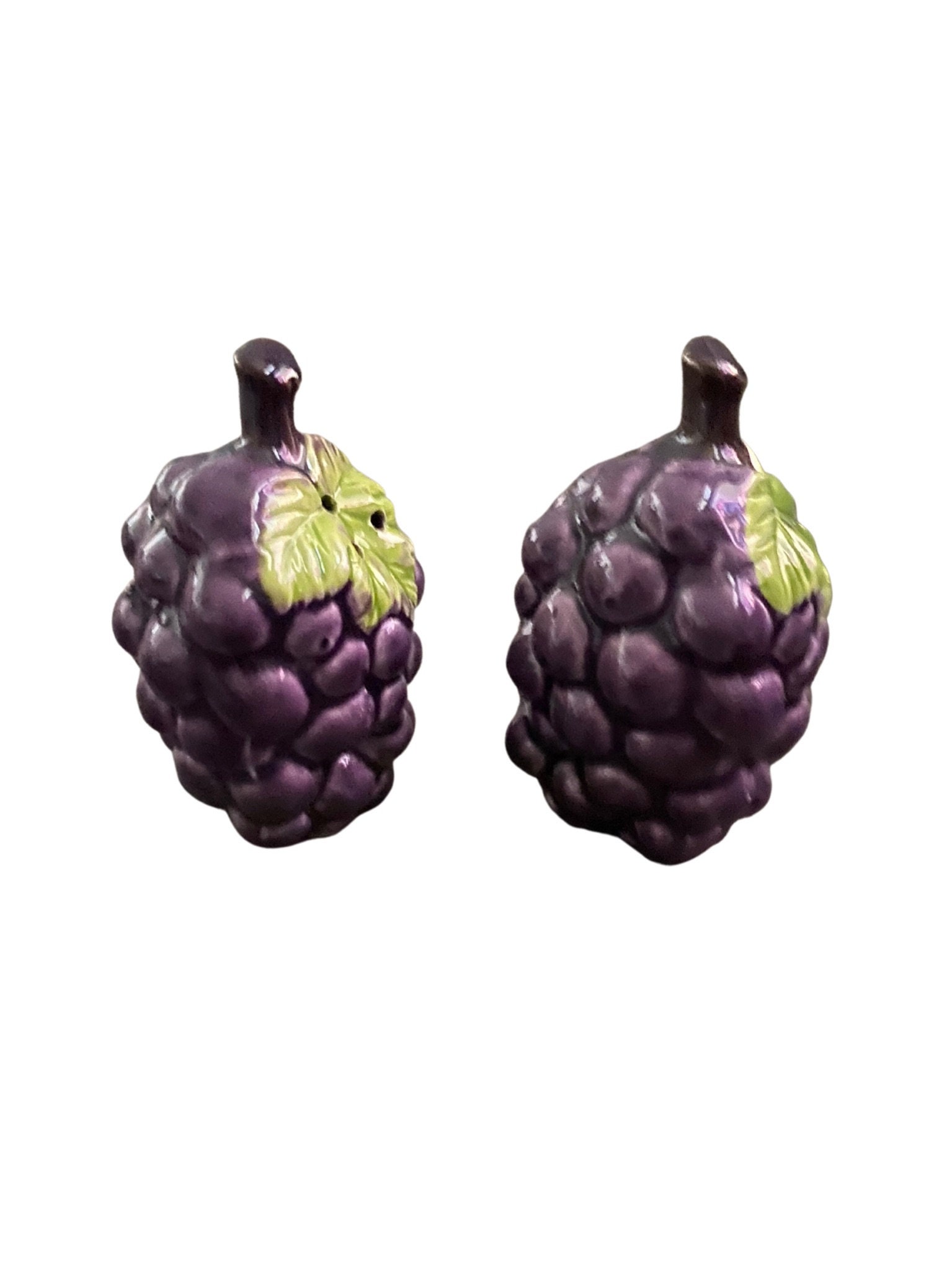 Vintage Purple Grape Salt and Pepper Shakers - Etsy