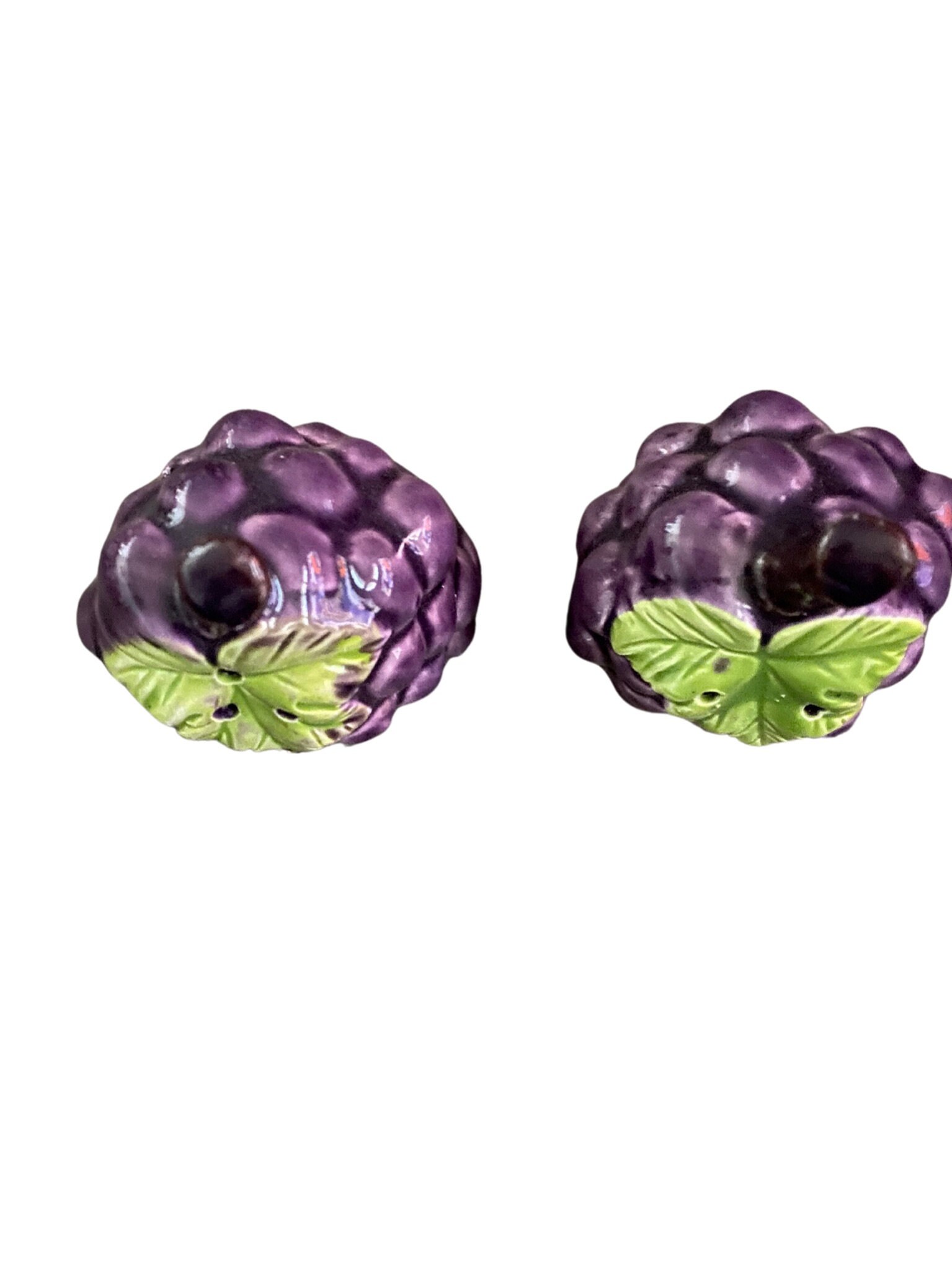 Vintage Purple Grape Salt and Pepper Shakers - Etsy