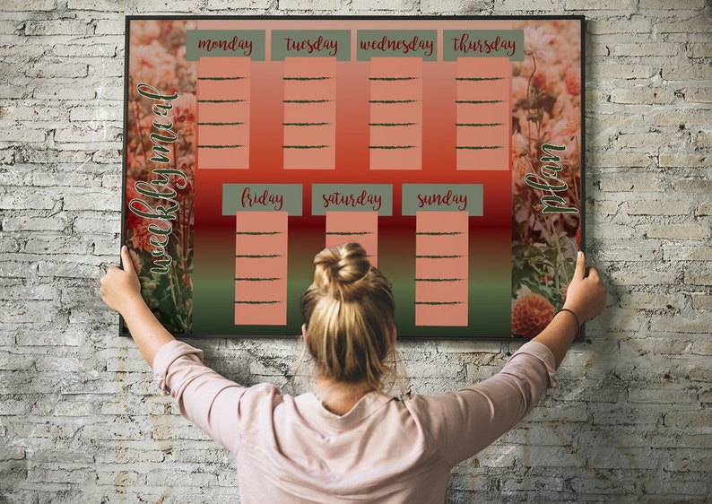 PDF Fillable Weakly Meal Planner - Etsy PDF Fillable Weakly Meal Planner - Etsy